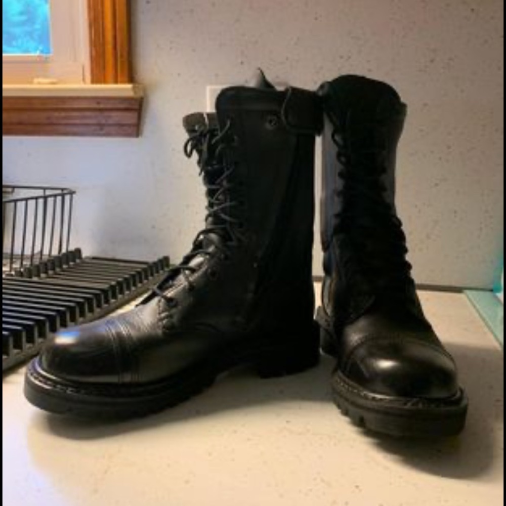 10 Inch High State Police Work Boots - Gem